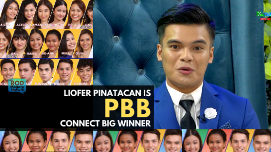Liofer Pinatacan is Pinoy Big Brother Connect BIG WINNER! - The Rod ...