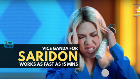 Saridon Works As Fast As 15 Minutes - The Rod Magaru Show