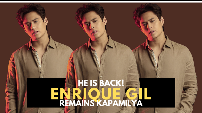 Enrique Gil Is Back! To Sign An Exclusive Contract As Kapamilya - The ...