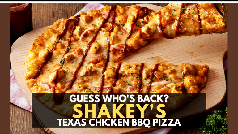 Yeehaw! The Shakey’s Texas Chicken BBQ Pizza is back! - The Rod Magaru Show