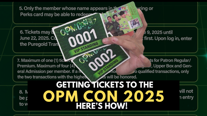 TIPS to Score Your tickets for Puregold’s OPM Con 2025 - The Rod Magaru ...